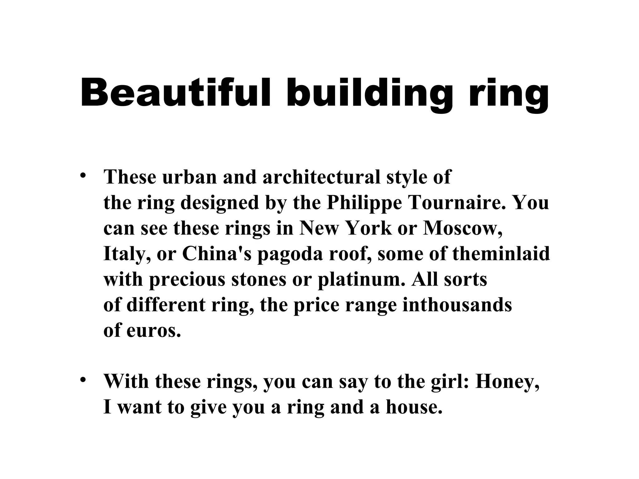 Building ring | PPT