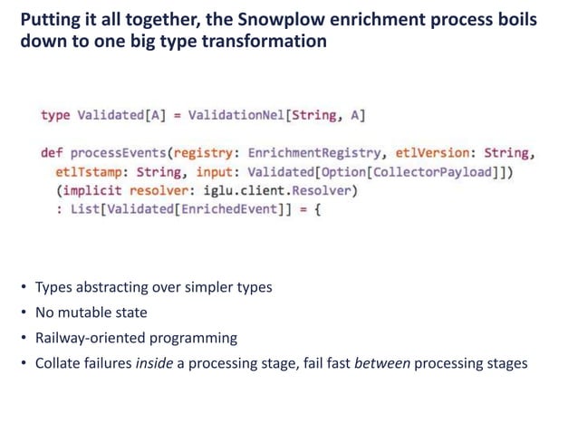 Scala eXchange: Building robust data pipelines in Scala | PPT