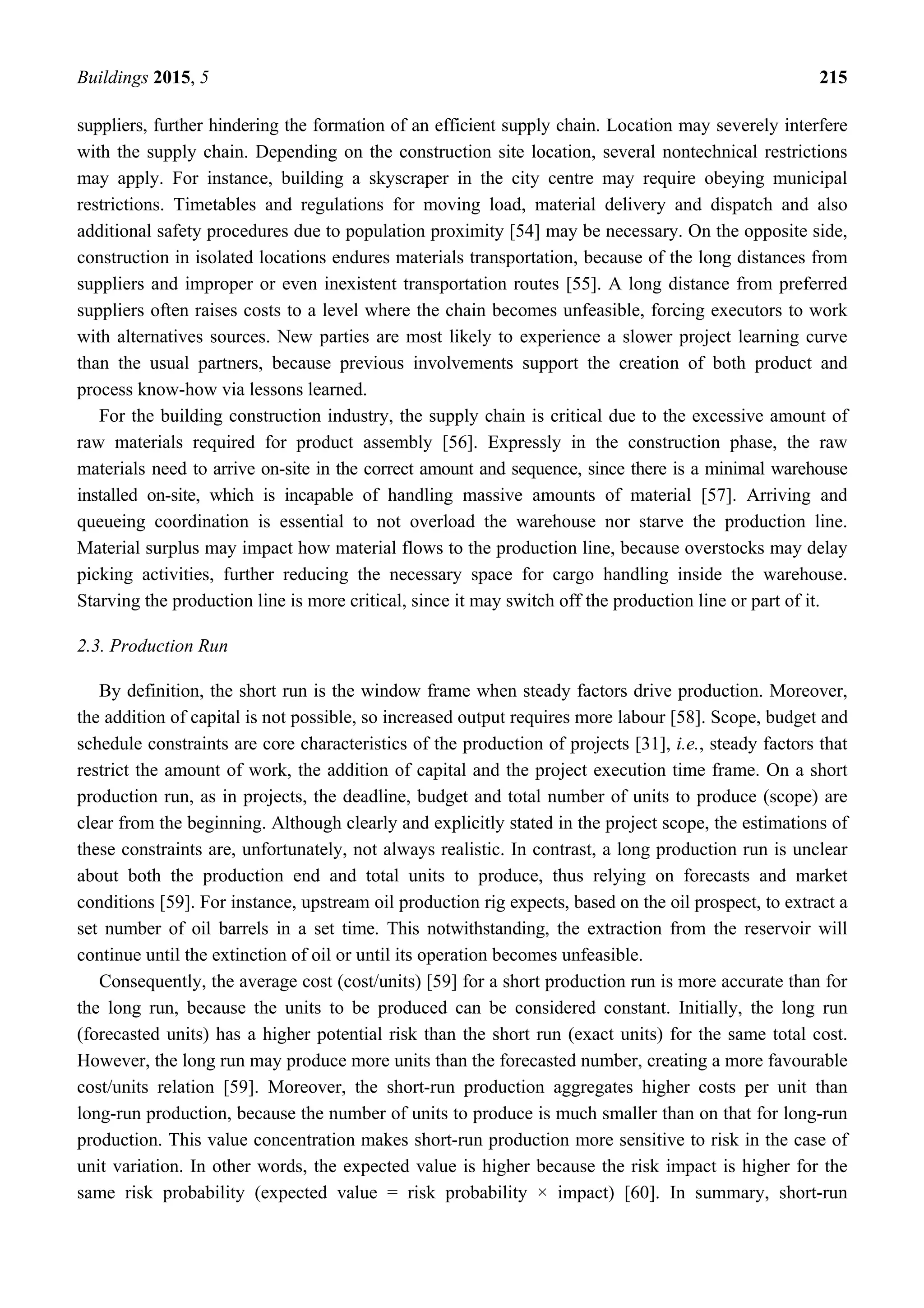 A Production Model for Construction: A Theoretical Framework | PDF