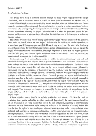 A Production Model for Construction: A Theoretical Framework | PDF