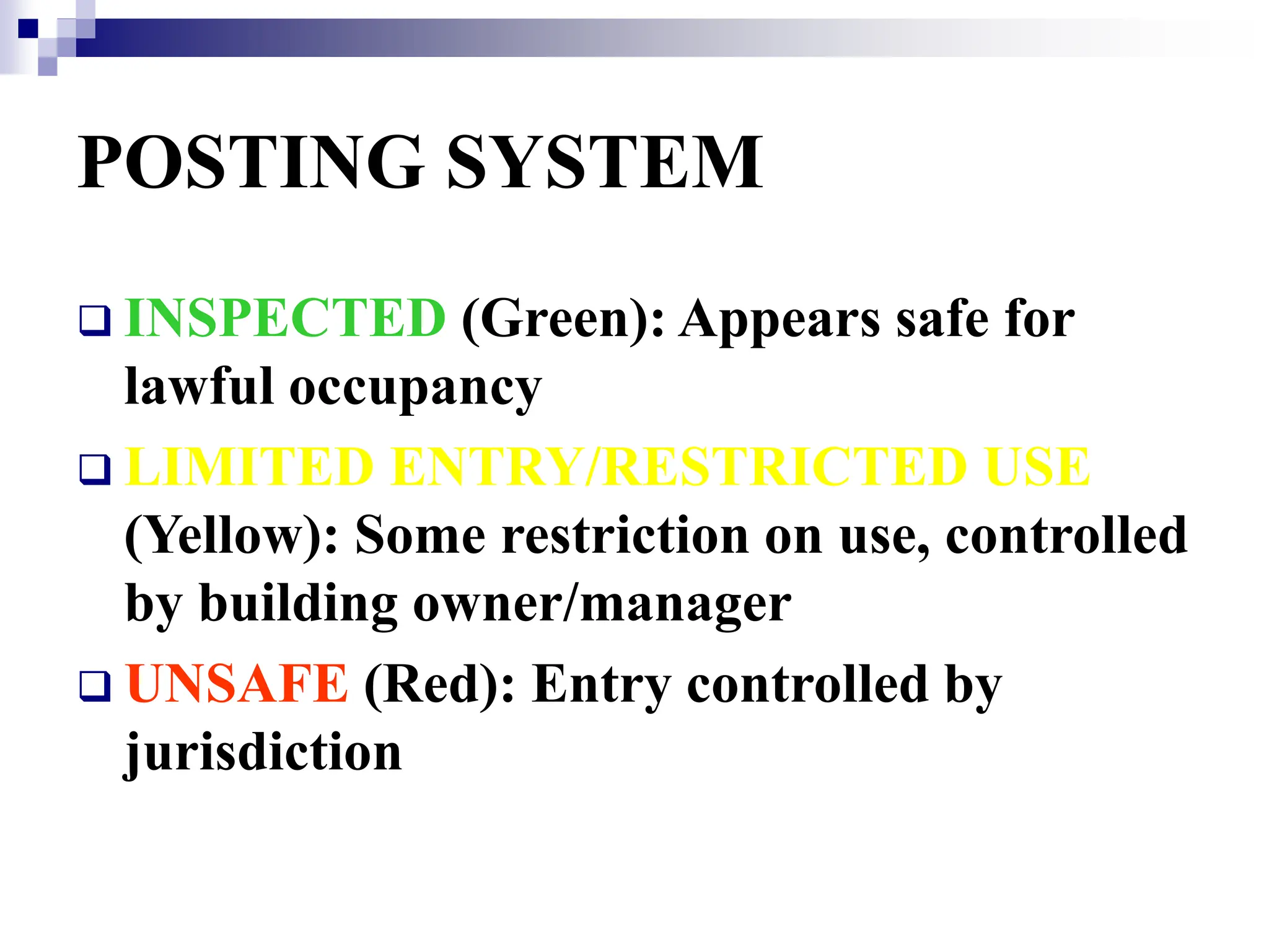 BUILDING SAFETY EVALUATION ATC 20.ppt