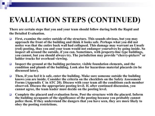 BUILDING SAFETY EVALUATION ATC 20.ppt