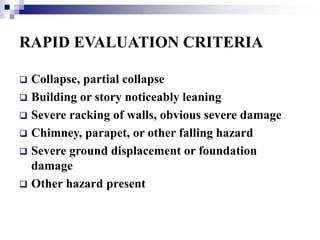 BUILDING SAFETY EVALUATION ATC 20.ppt