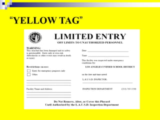 BUILDING SAFETY EVALUATION ATC 20.ppt