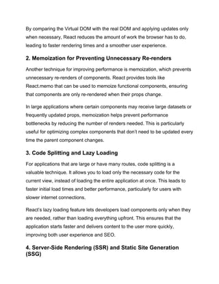 Building Scalable and High-Performance Web Applications with React_ The ...