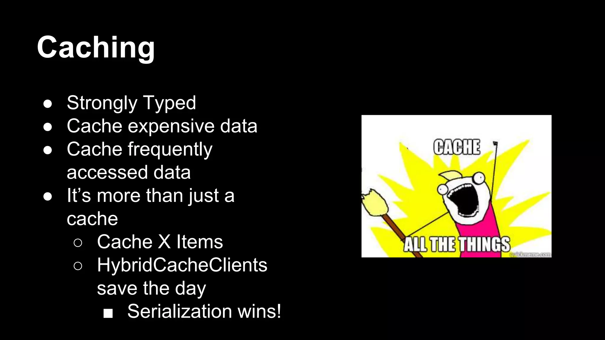 Building scalable applications with foundatio | PPT