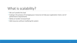 Building Scalable Applications with Microsoft Azure | PPTX