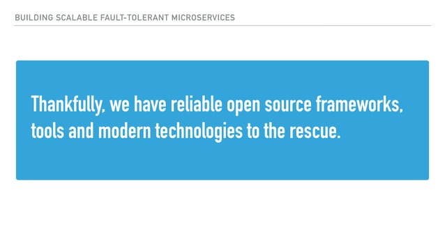 Scalable Fault-tolerant microservices | PPT Scalable Fault-tolerant microservices | PPT