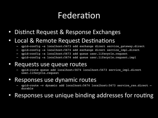 Building scalable flexible messaging systems using qpid | PPT