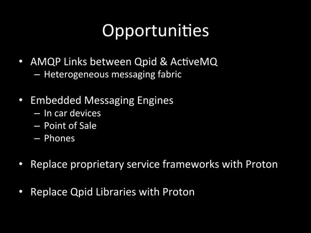 Building scalable flexible messaging systems using qpid | PPT