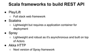 Building scalable rest service using Akka HTTP | PPT