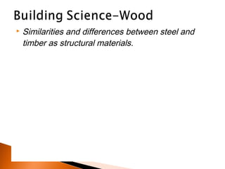 Building science wood | PPT