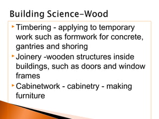 Building science wood | PPT