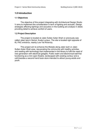 Building Science 2 Final Project | PDF | Civil Engineering Industry ...