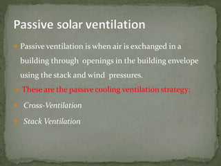 Building science and tech (passive system) | PPTX