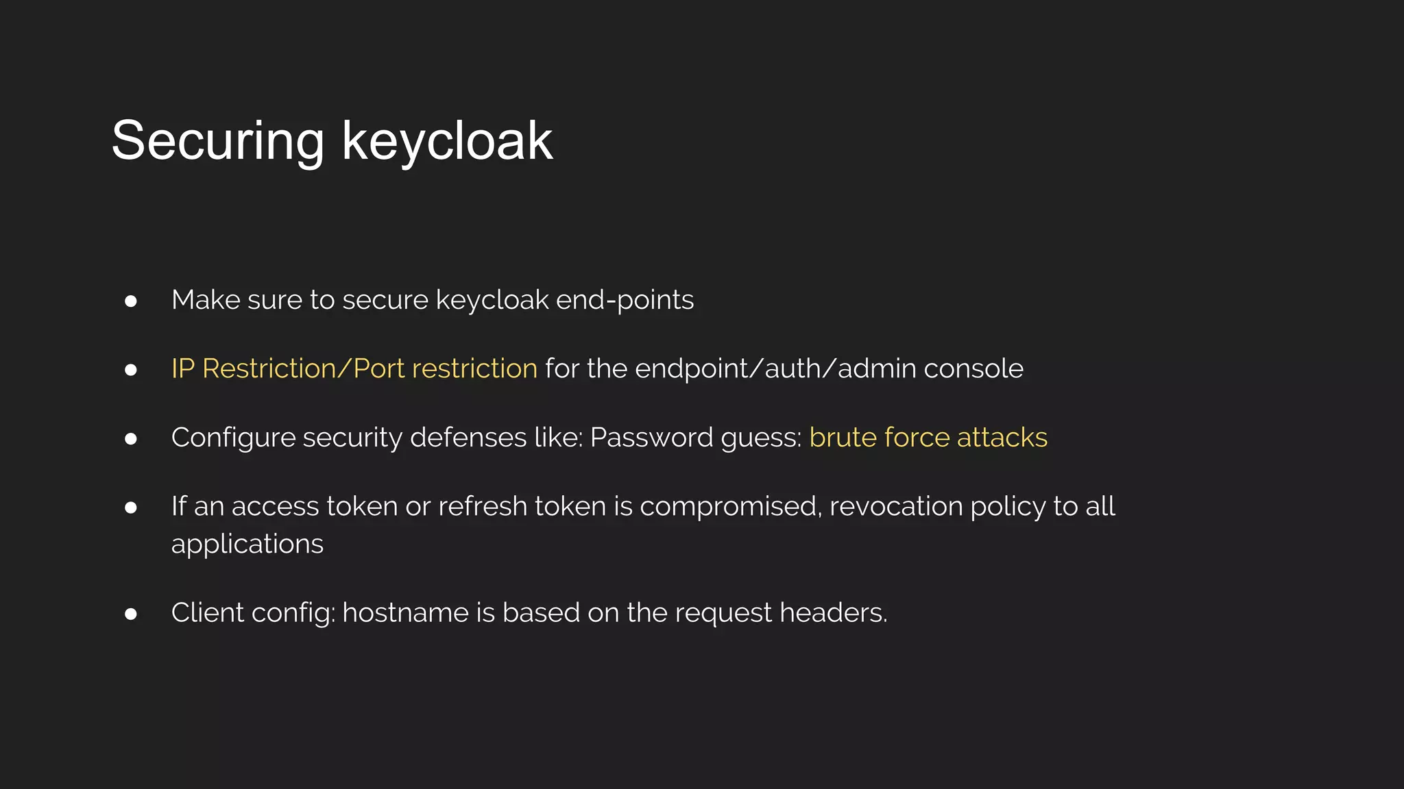 Building secure applications with keycloak | PPTX