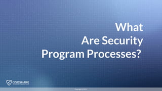Building Security Program Processes | PPT