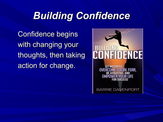 Building self confidence | PPT