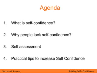 Building self confidence | PPT