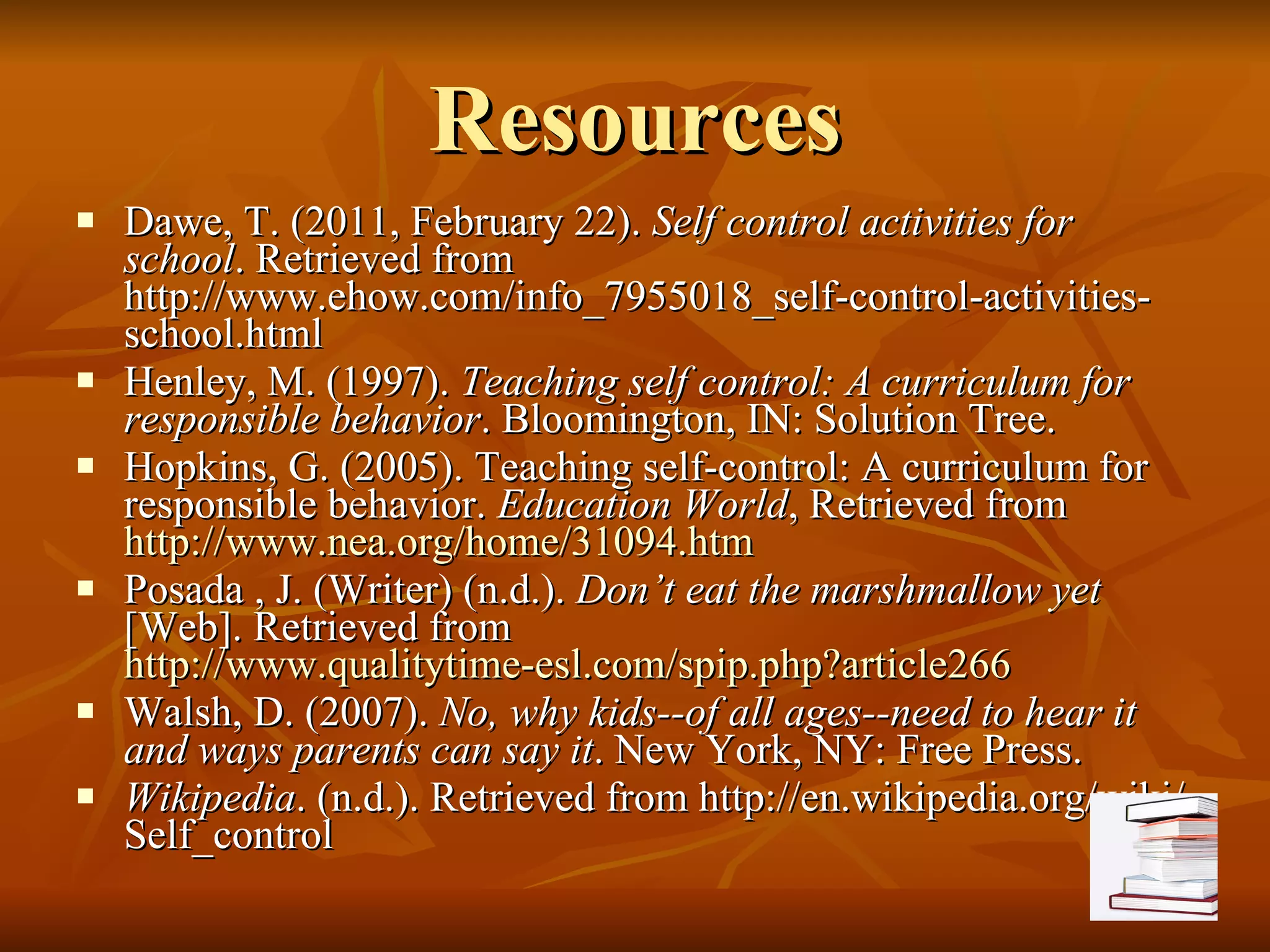 Building self discipline in our students | PPT