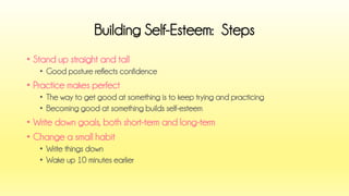 Building Self Esteem | PDF