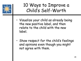 Building Self Worth, Self-Concept, and Self-Esteem | PPT