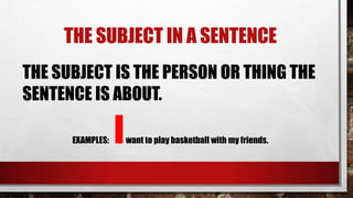 Building Sentences | PPT