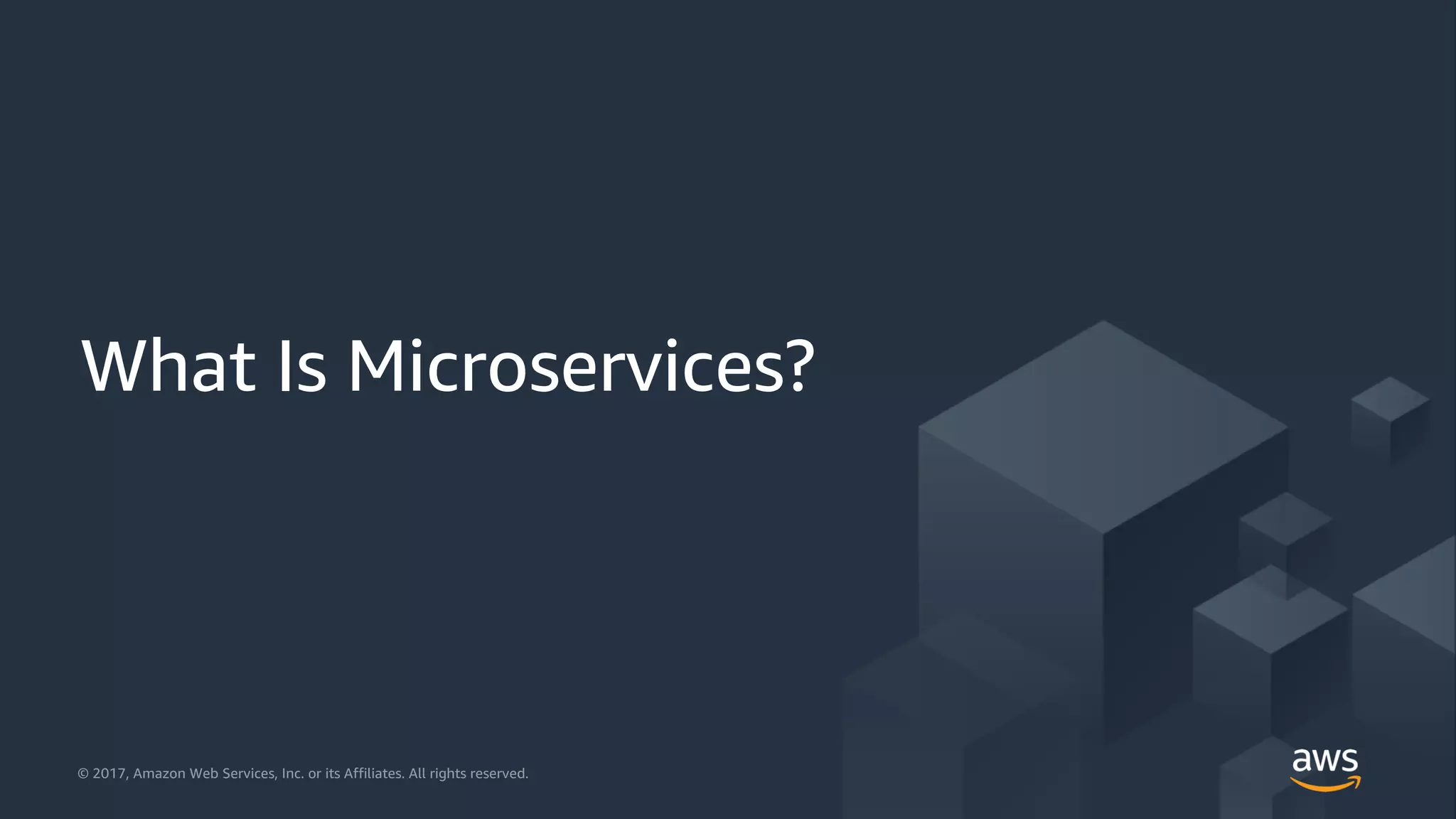 Building Serverless Microservices with AWS | PPT