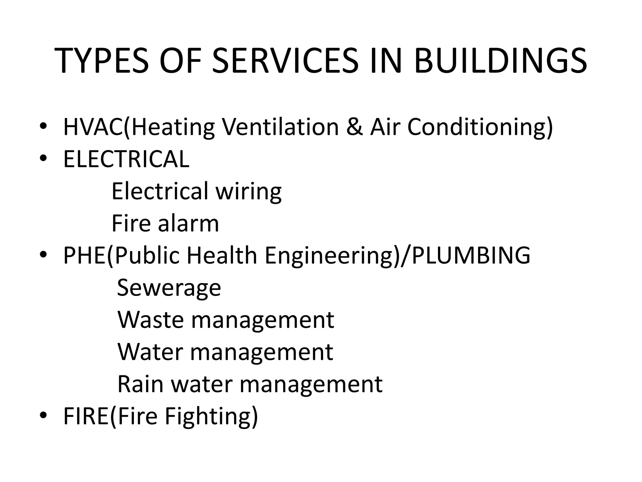 Building Services | PPTX