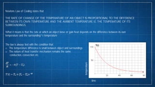Newtons law of cooling, basics of thermodynamics | PDF