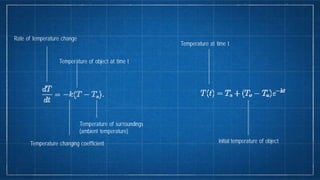 Newtons law of cooling, basics of thermodynamics | PDF