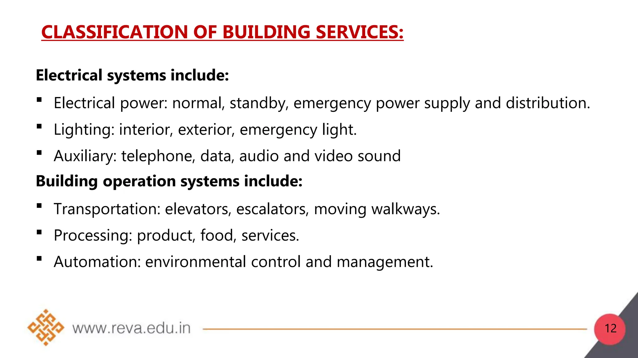 Building Services Definition and Importance | PDF
