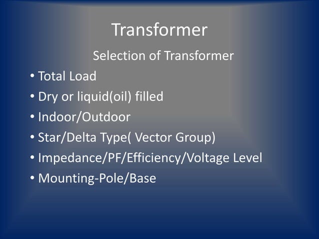 Building Services Electrical (MEP) | PPTX