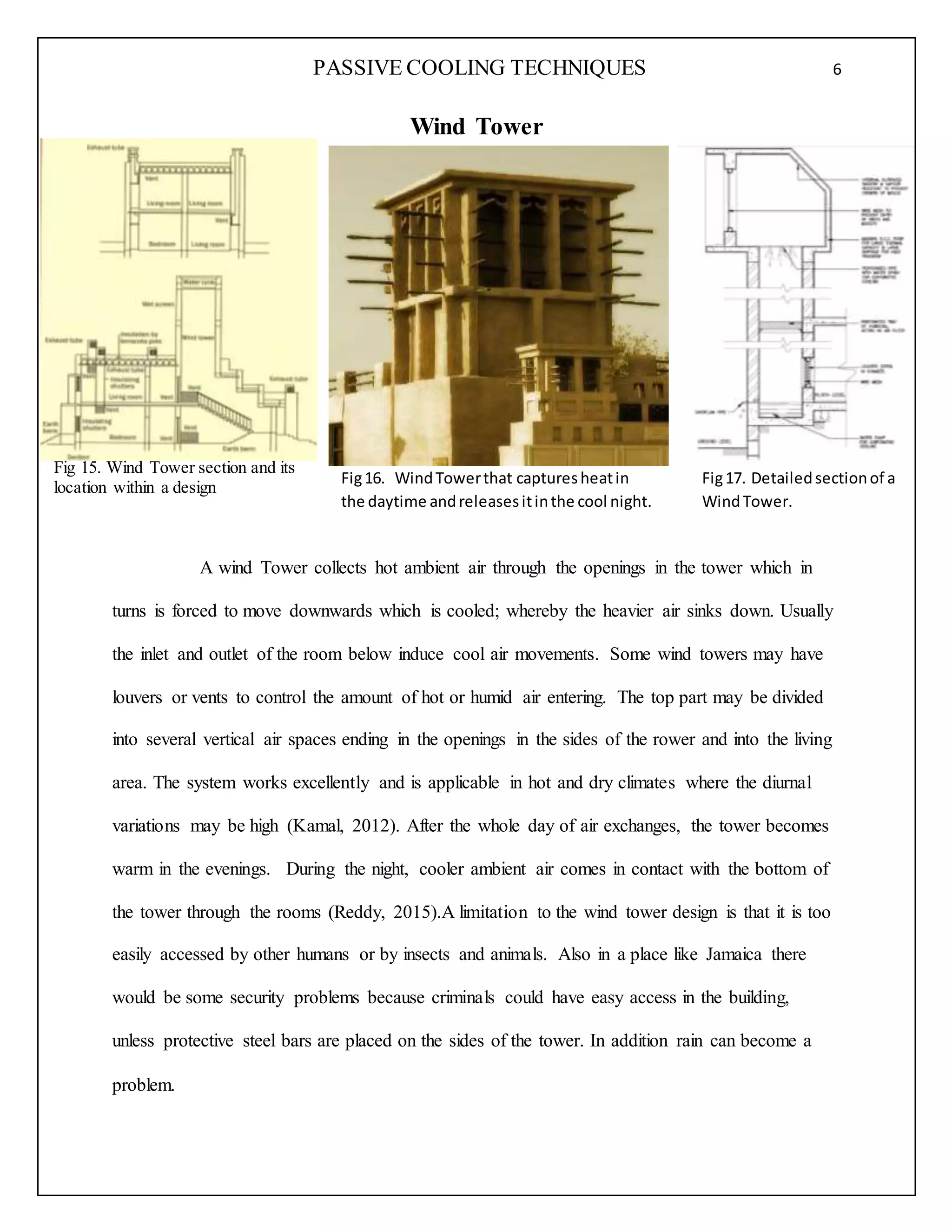 Building services (Passive Cooling Techniques) for Architectural ...