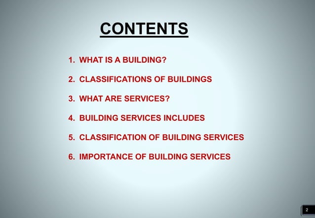 Building Services PPT.ppsx | Indoor Environmental Quality | Home & Garden