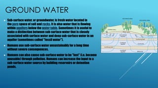 Classification of Water | PPTX