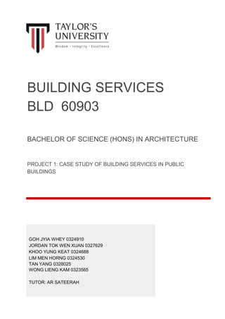 Building services report | PPTX