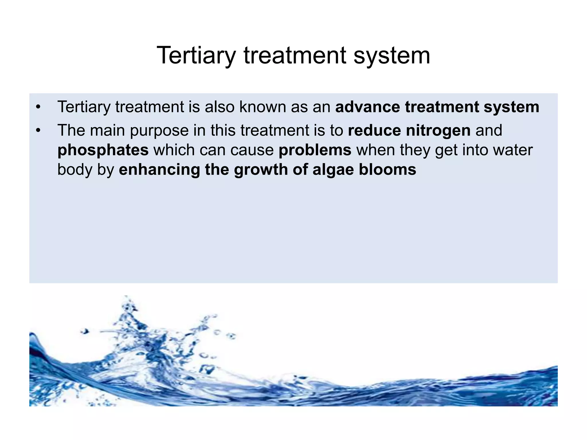 SUSTAINABLE WASTE WATER TREATMENT | PPTX
