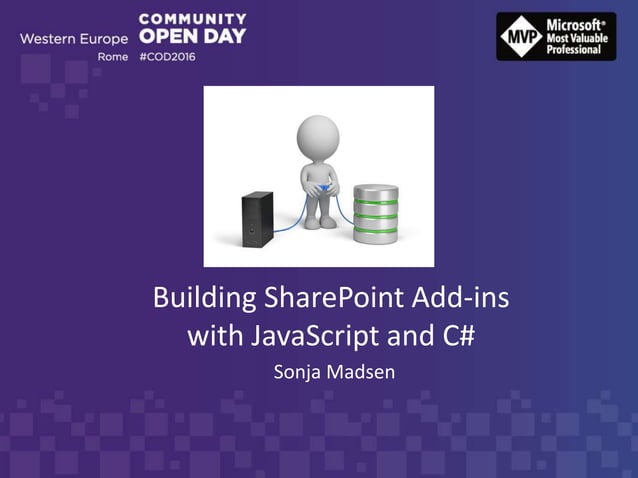 Building Share Point add-ins with JavaScript and c# Microsoft Western ...