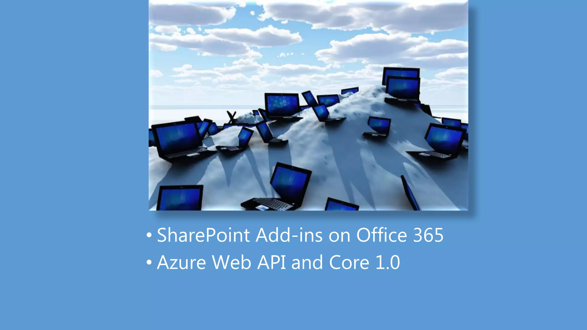 Building SharePoint add-ins with JavaScript and c# sps Silicon Valley | PPT