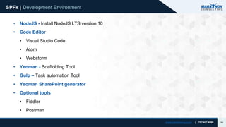 Building SharePoint framework Web Parts using the Microsoft Graph | PPT
