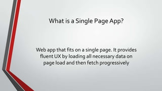 Building single page apps with Durandal js | PPTX | Web Development | Internet