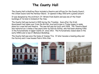 Buildings in tralee presentation | PPTX