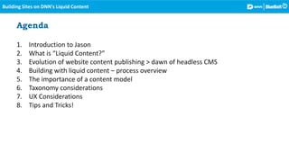 Building Sites on DNN's Liquid Content: From Content Modeling to Front ...