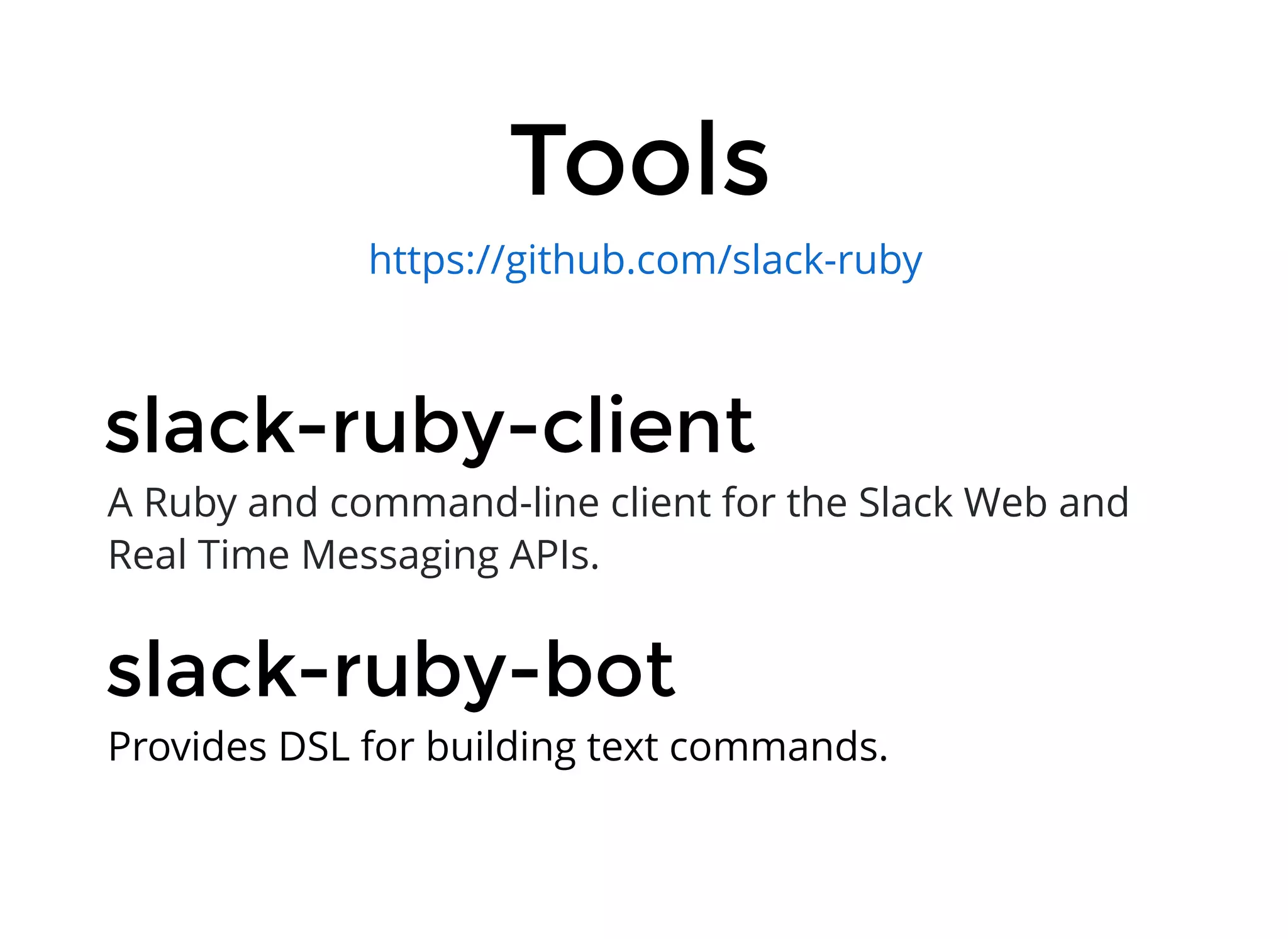 Building Slack Apps with Ruby – Kirill Shevchenko | PDF