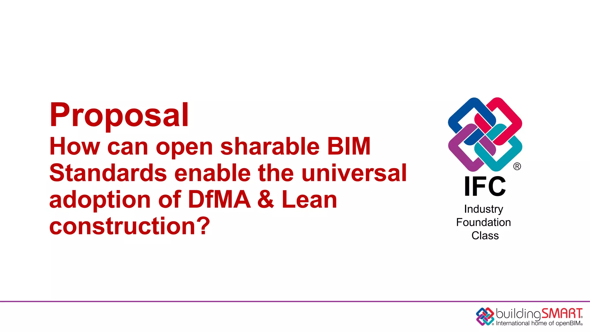 BIM to support DfMA and Lean Construction | PDF