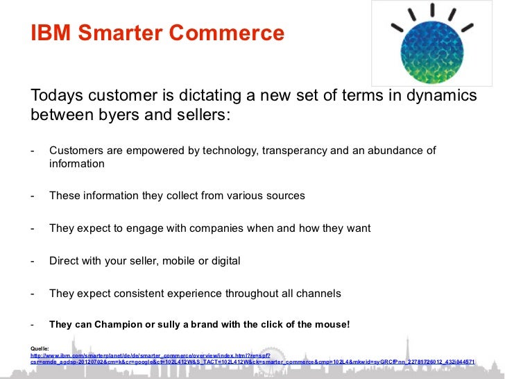 SugarCRM / IBM Portfolio Building smarter crm for smarter commerce