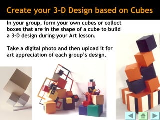 Building solids using unit cubes | PPT