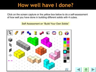 Building solids using unit cubes | PPT