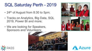 Perth Microsoft Data & Analytics User Group - Building Solutions with ...